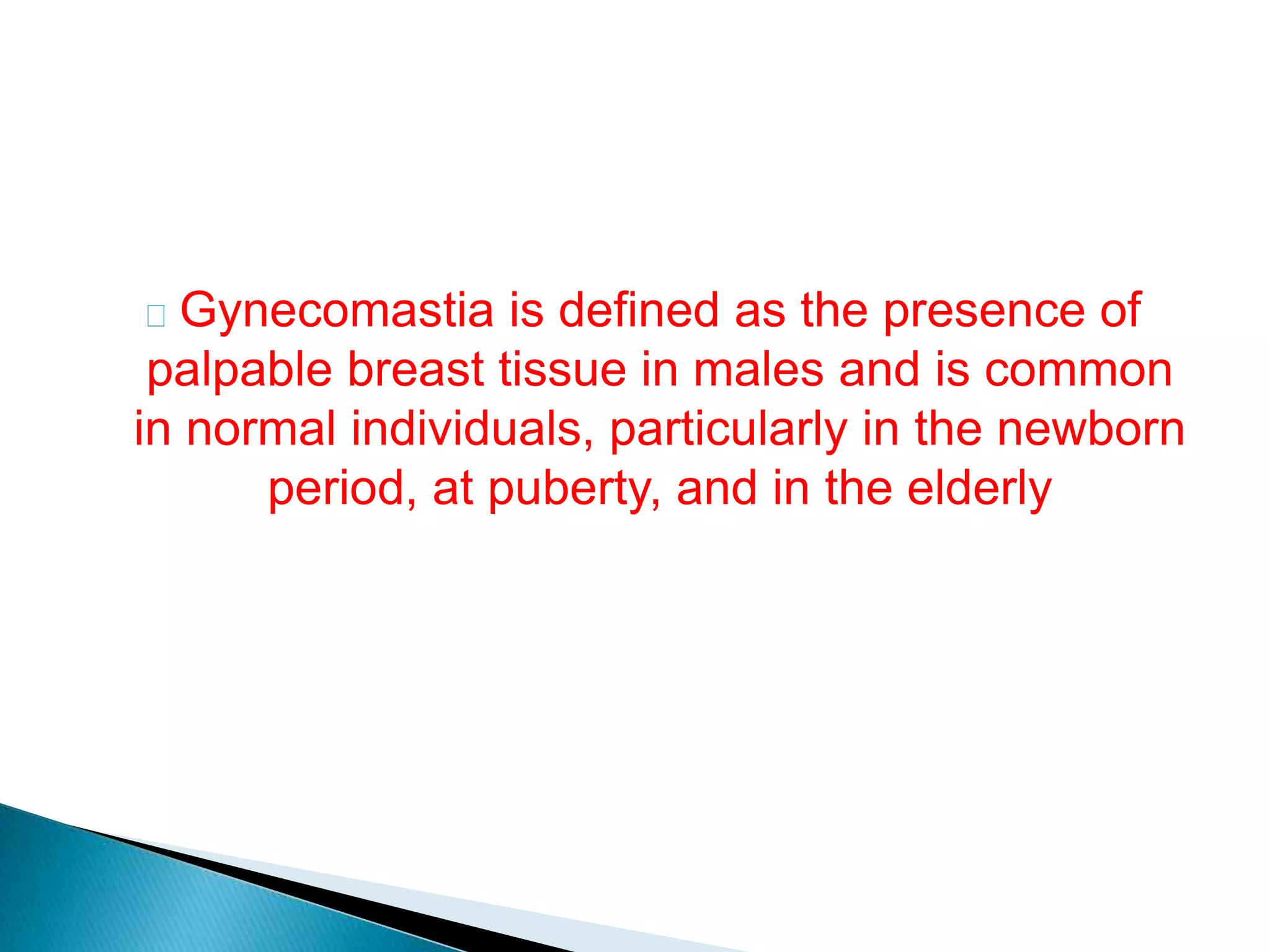 Gynecomastia | PPTX