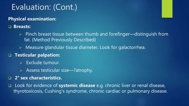 Gynecomastia | PPTX | Hormonal Disorders | Endocrine and Metabolic Diseases