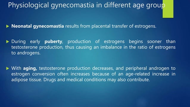 Gynecomastia | PPTX | Hormonal Disorders | Endocrine and Metabolic Diseases