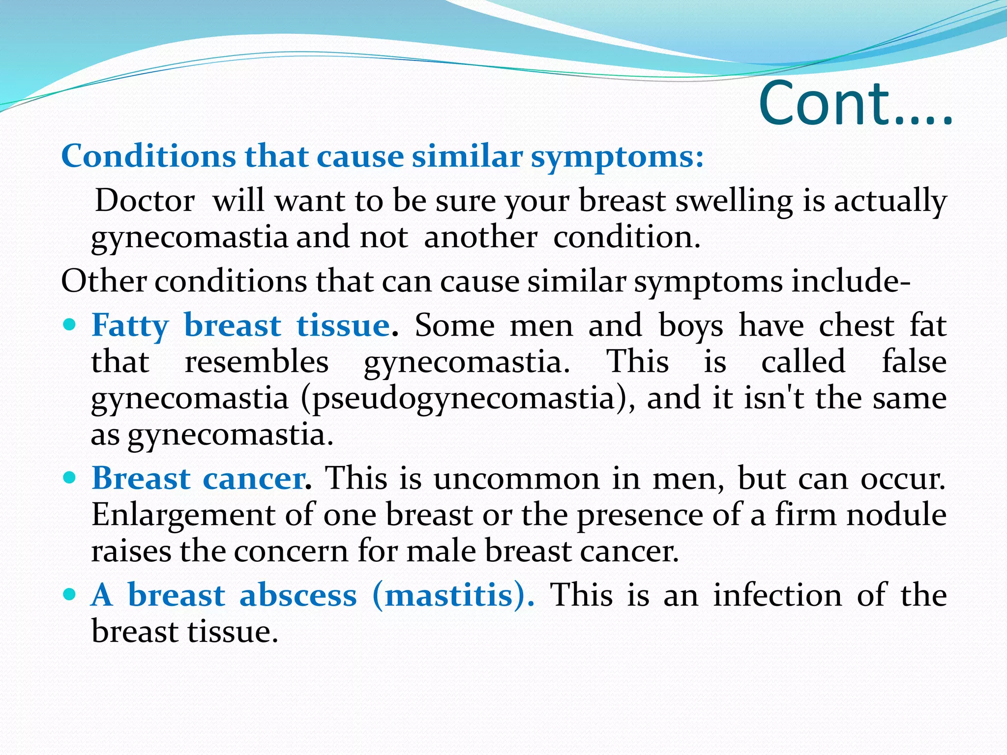 Gynecomastia | PPTX