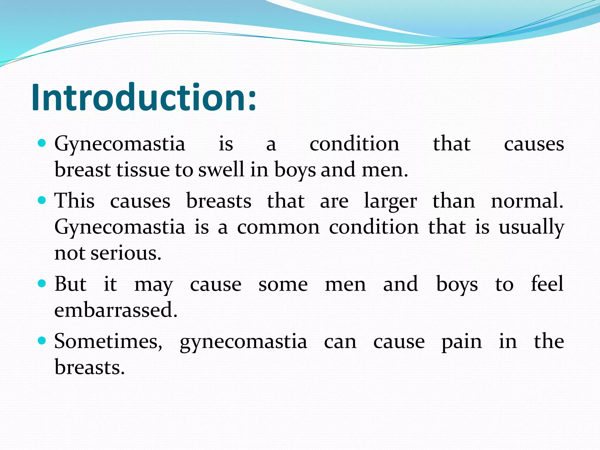 Gynecomastia | PPTX