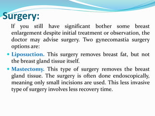 Gynecomastia | PPTX