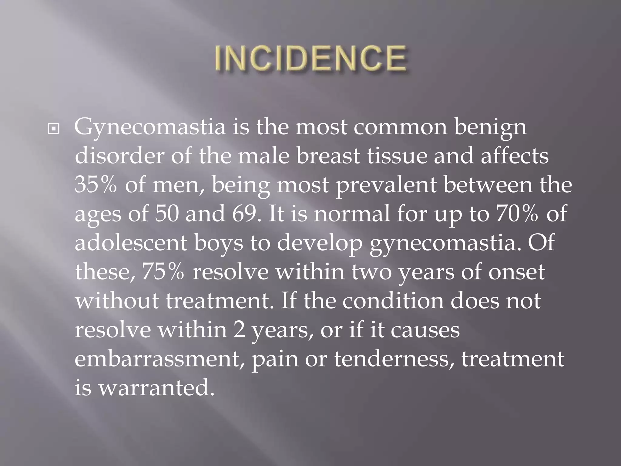 Gynecomastia | PPTX