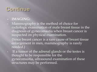 Gynecomastia | PPTX