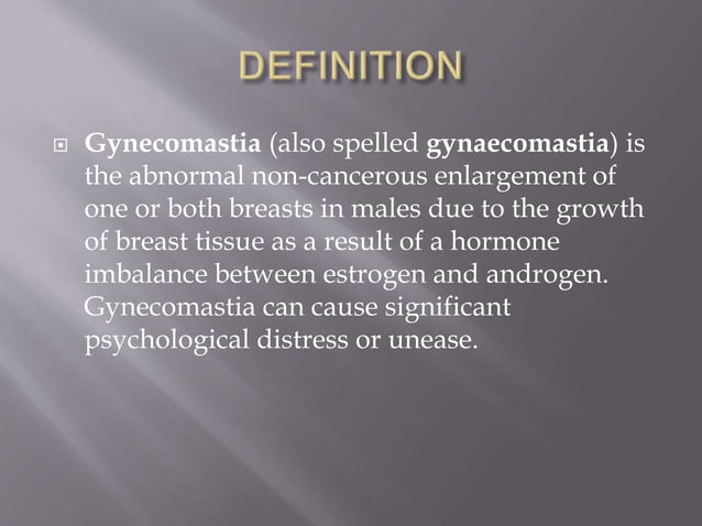 Gynecomastia | PPTX
