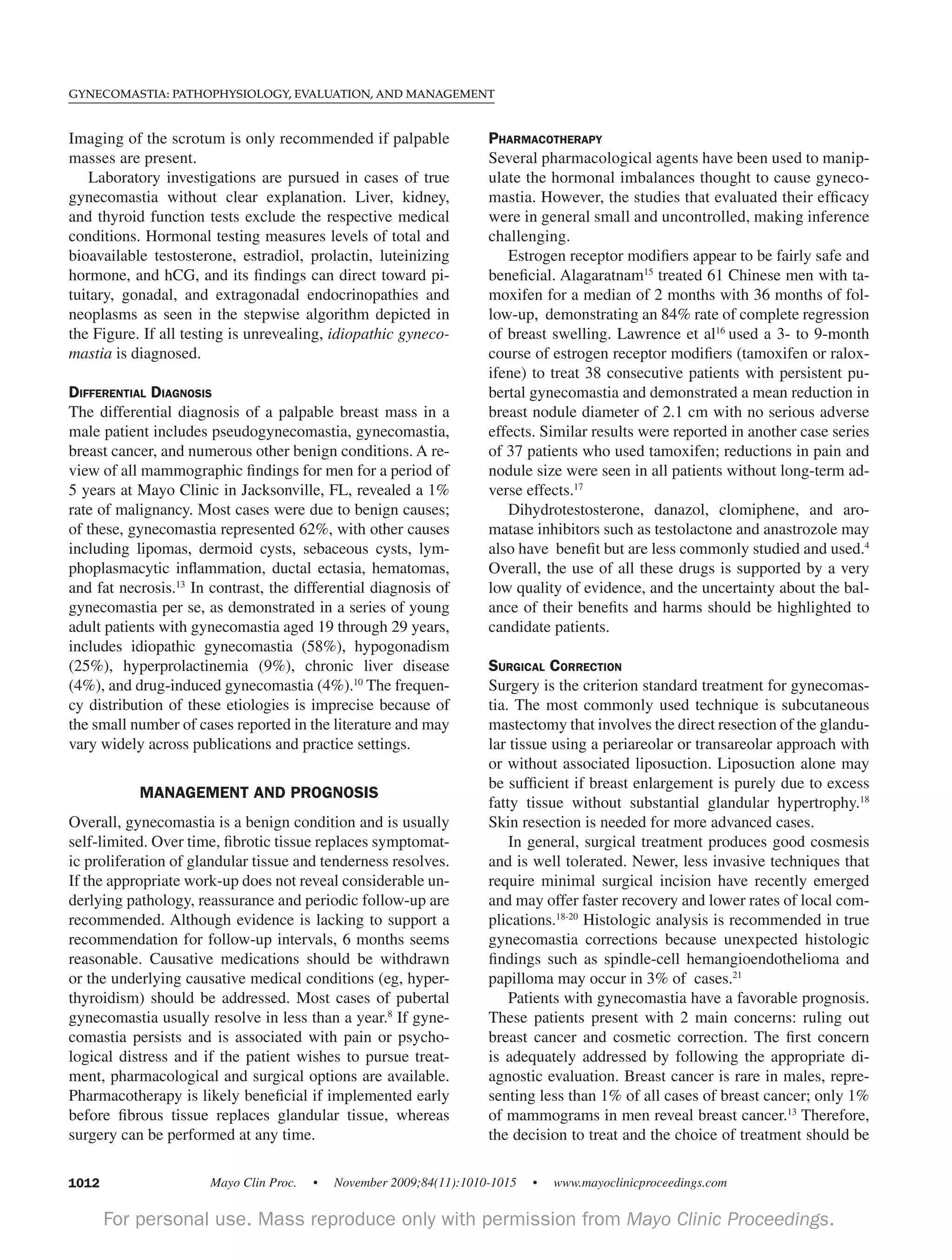 Gynecomastia final | PDF