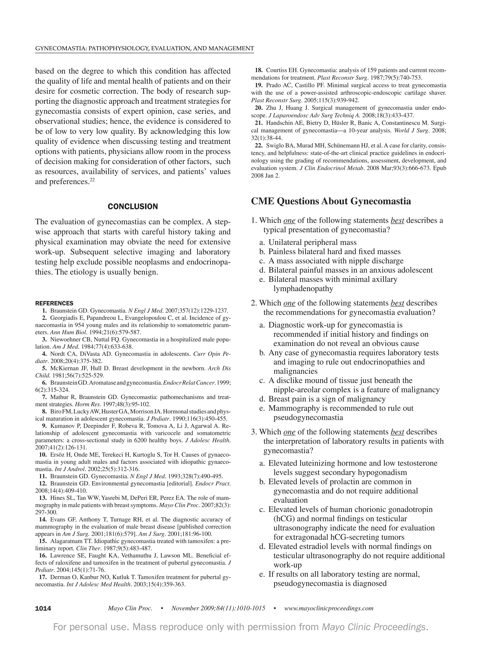 Gynecomastia final | PDF