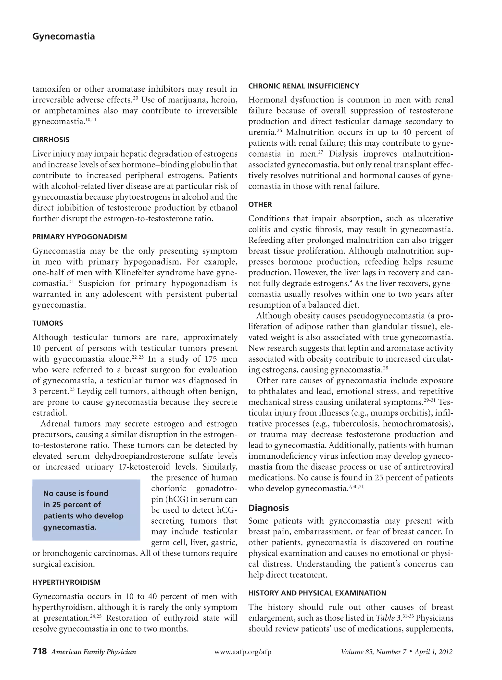 Gynecomastia final | PDF