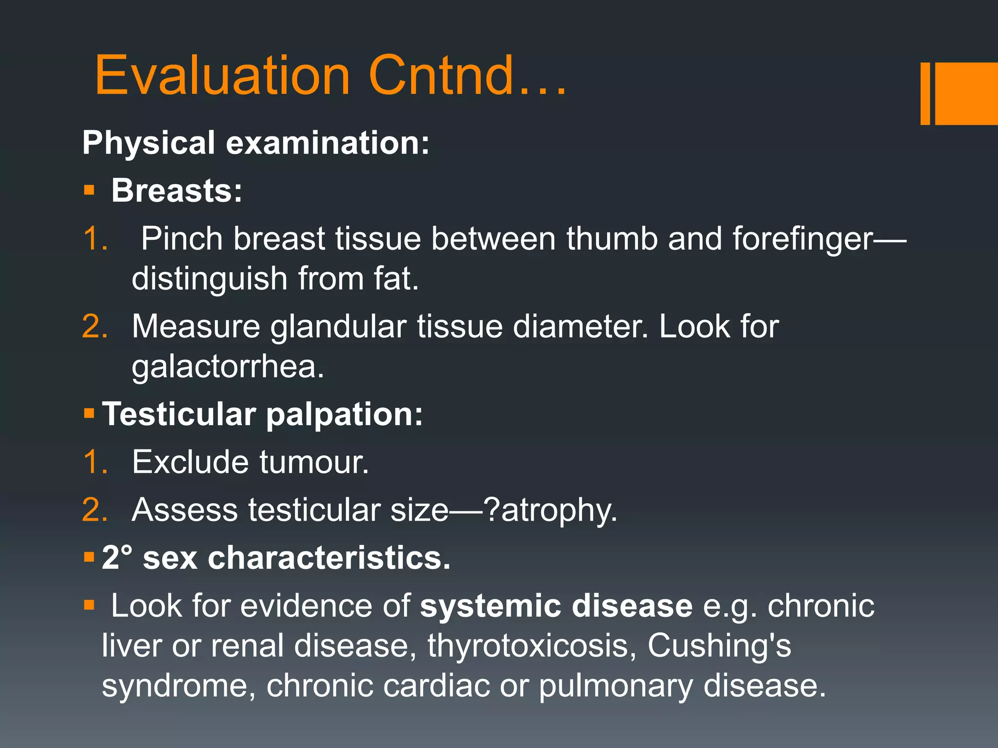 Gynecomastia final | PPTX