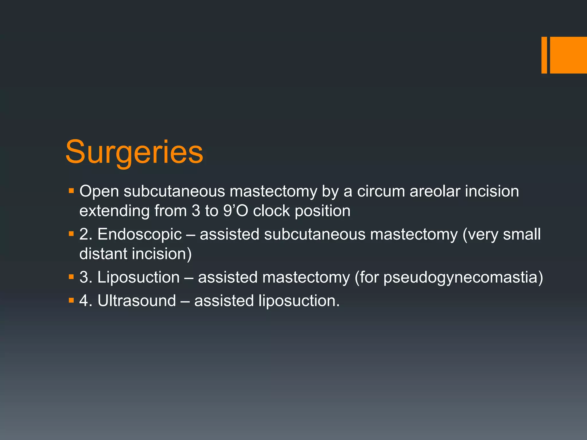 Gynecomastia final | PPTX
