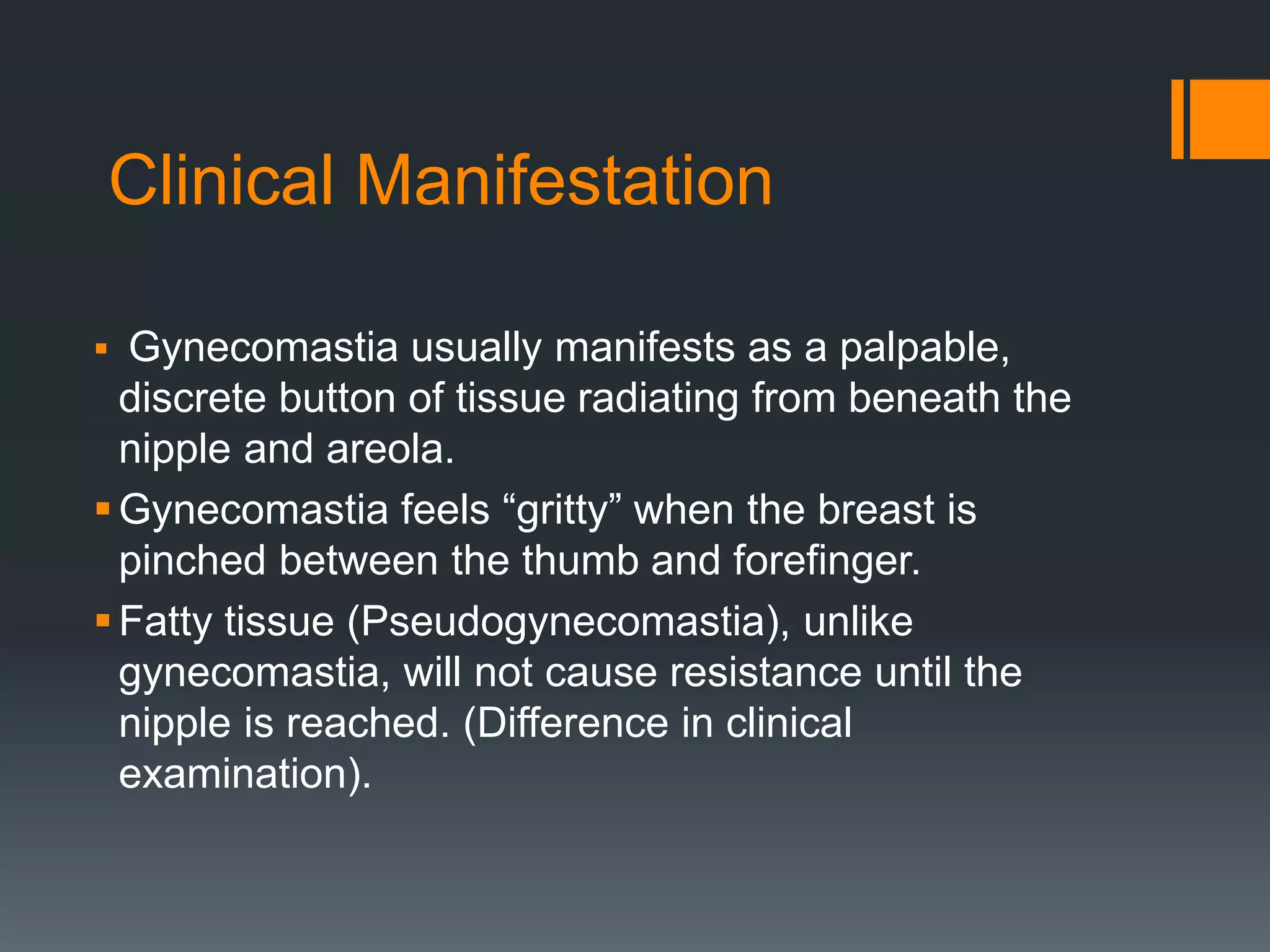 Gynecomastia final | PPTX