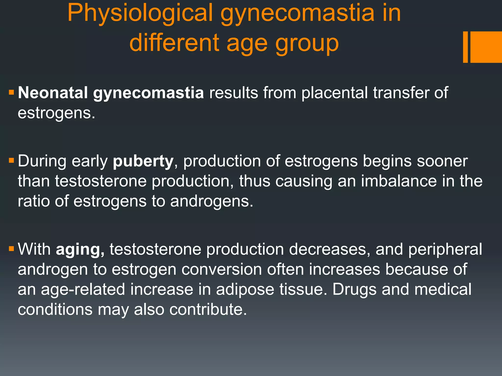 Gynecomastia final | PPTX