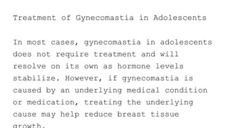 Gynecomastia in Adolescents.pptx