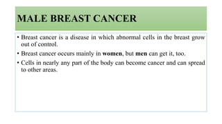 Gynecomastia & Male Breast Cancer.pptx (Male Reproductive System) | PPTX