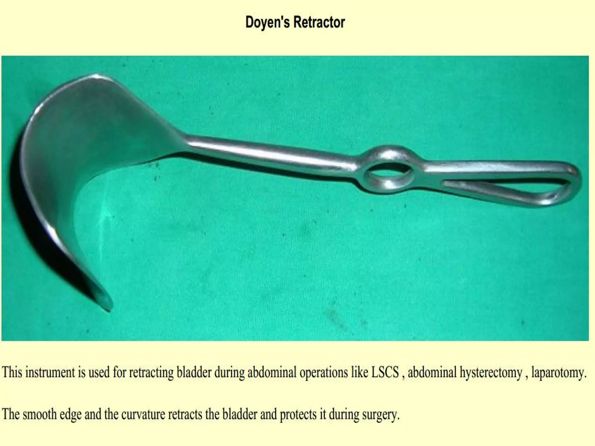 Gyne and Obs Surgical Instuments with their uses | PPT
