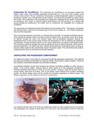 Automobile - AC SYSTEM | PDF