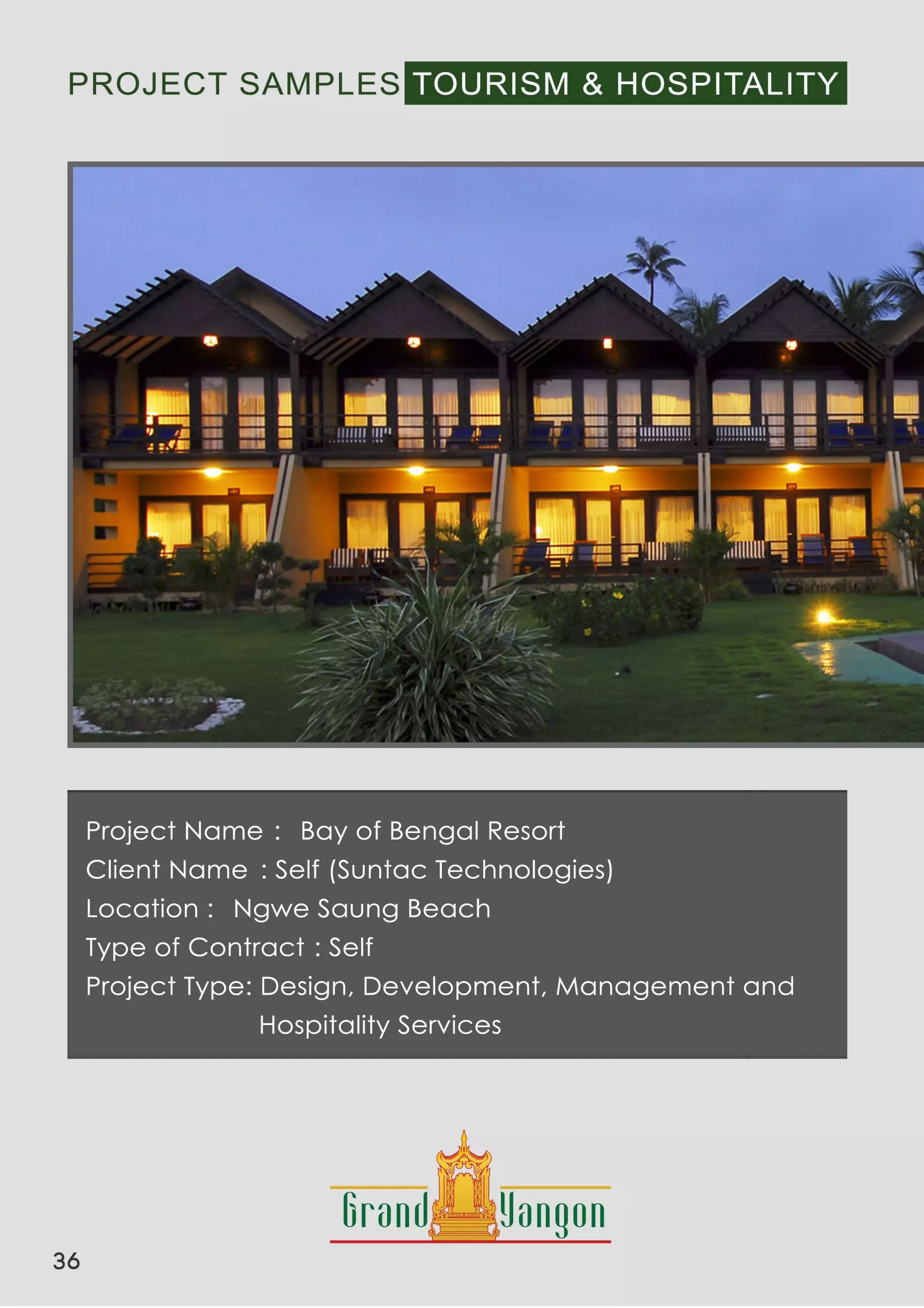 Project Showcase - Grand Yangon Group Corporate Profile | PDF