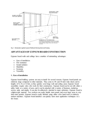 Gypsum | DOCX | Home Improvement | Home & Garden
