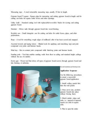 Gypsum | DOCX | Home Improvement | Home & Garden