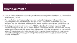 Gypsum | PPTX