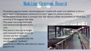 Gypsum board | PPTX