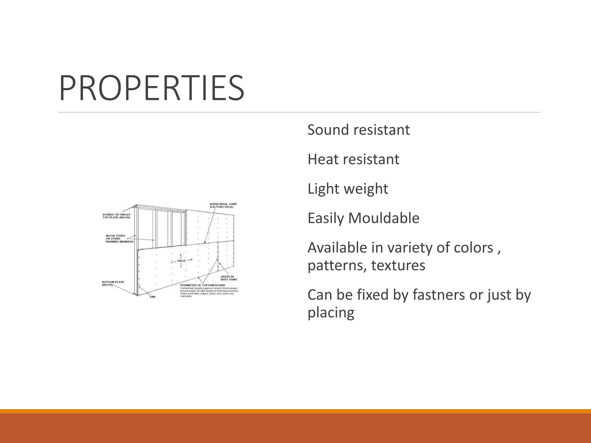 Gypsum - Drywall | PPTX