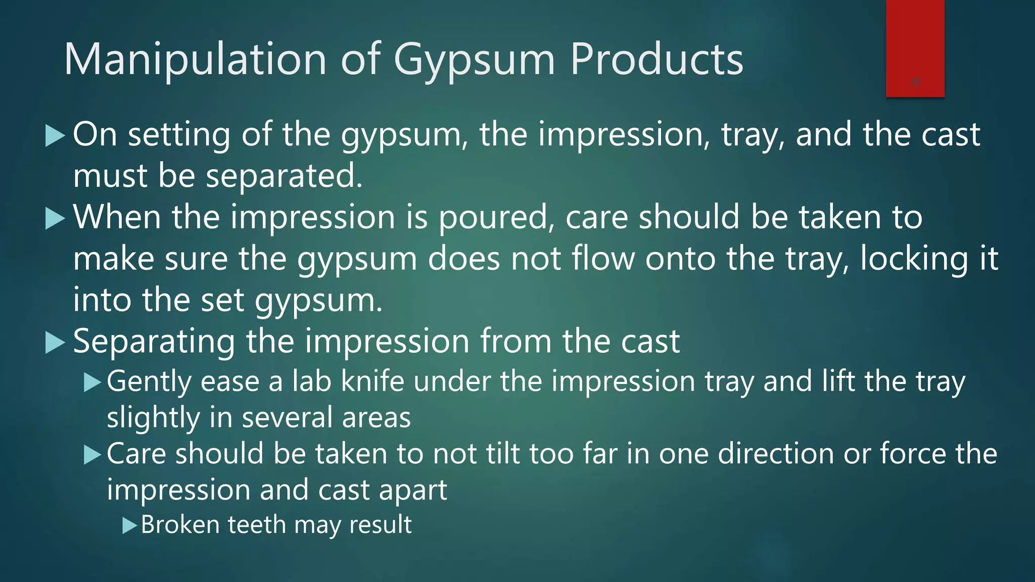 Chapter 16: Gypsum | PPTX