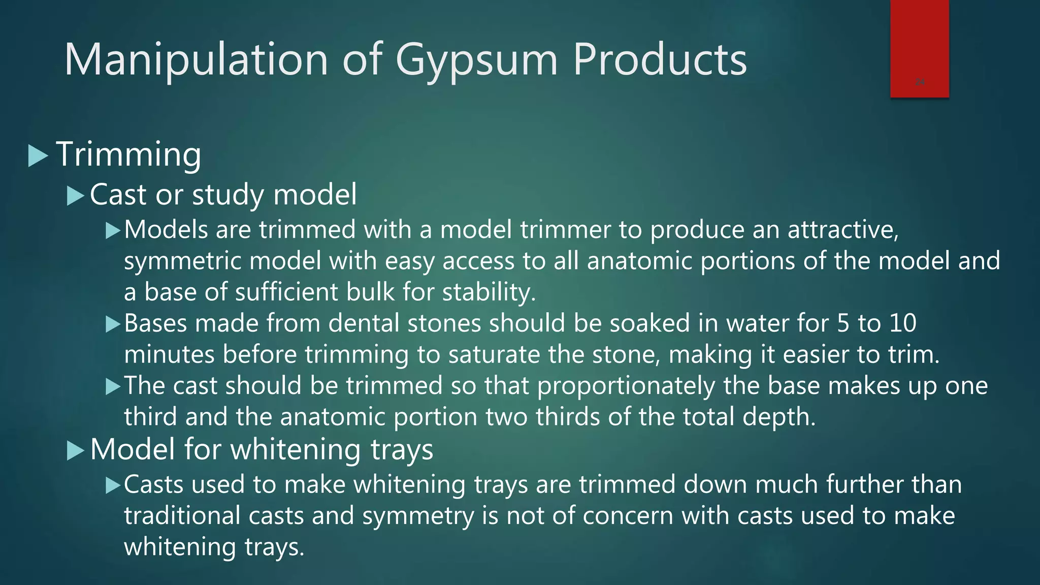 Chapter 16: Gypsum | PPTX