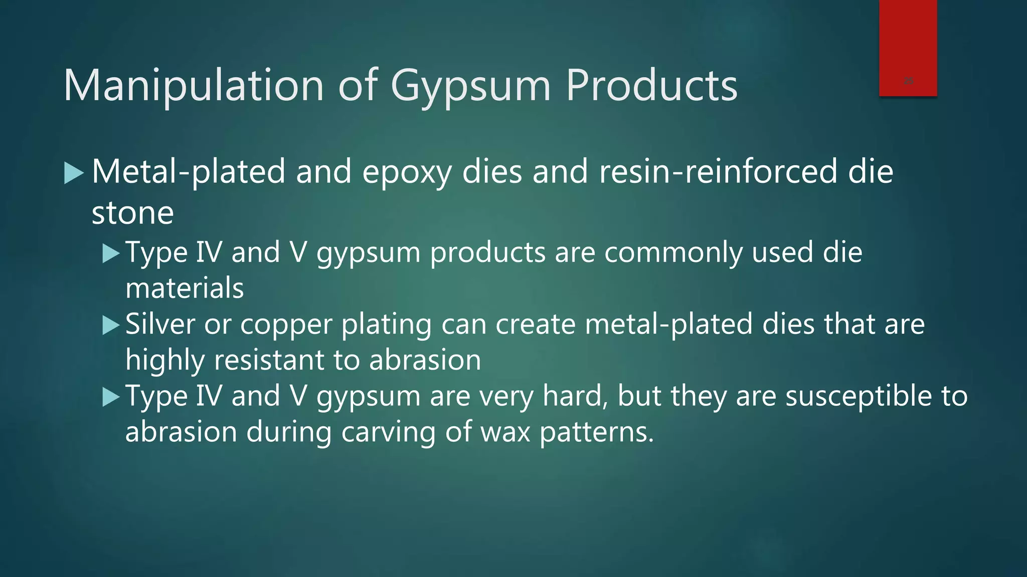 Chapter 16: Gypsum | PPTX
