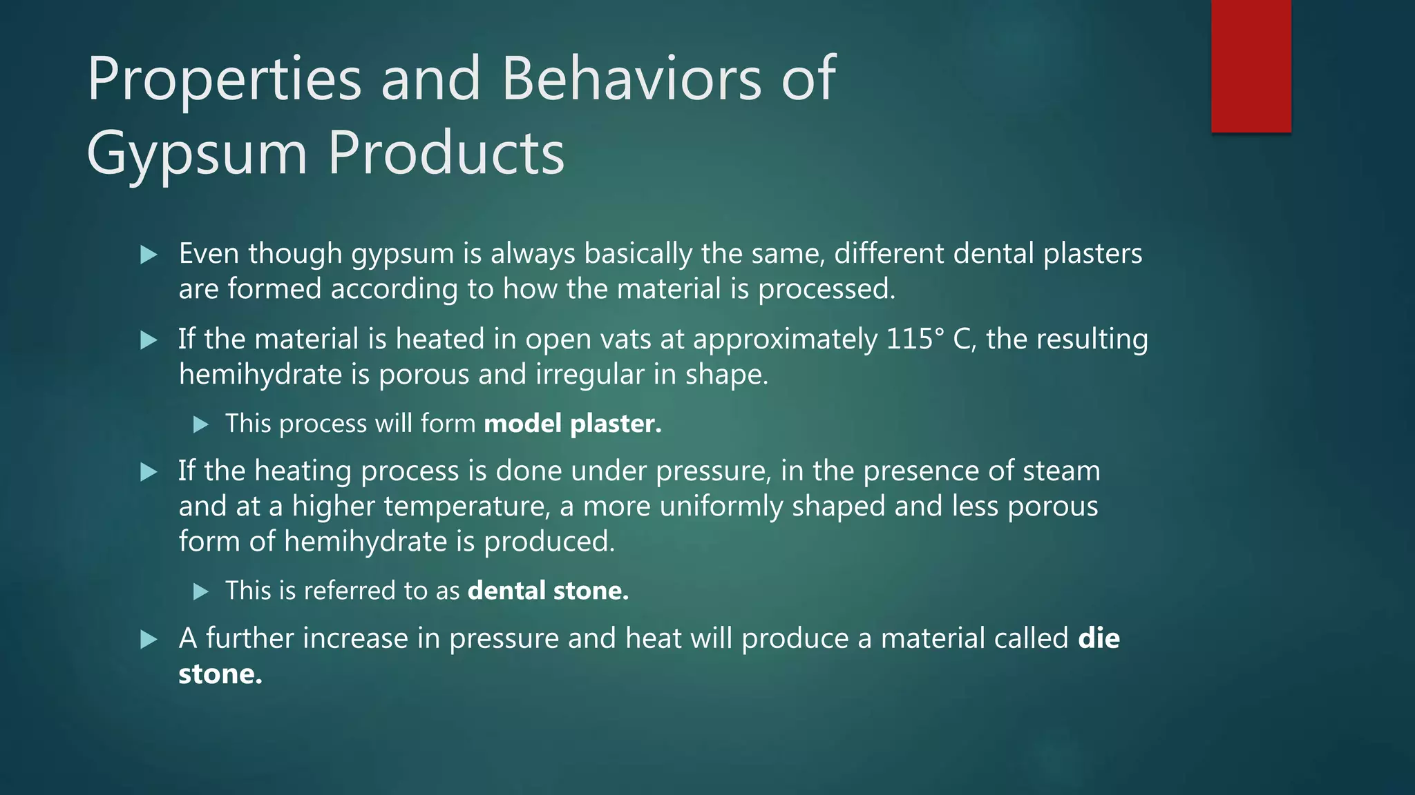 Chapter 16: Gypsum | PPTX