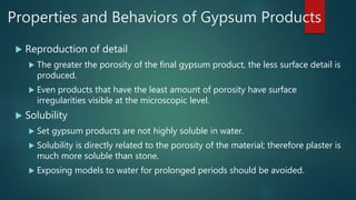 Chapter 16: Gypsum | PPTX