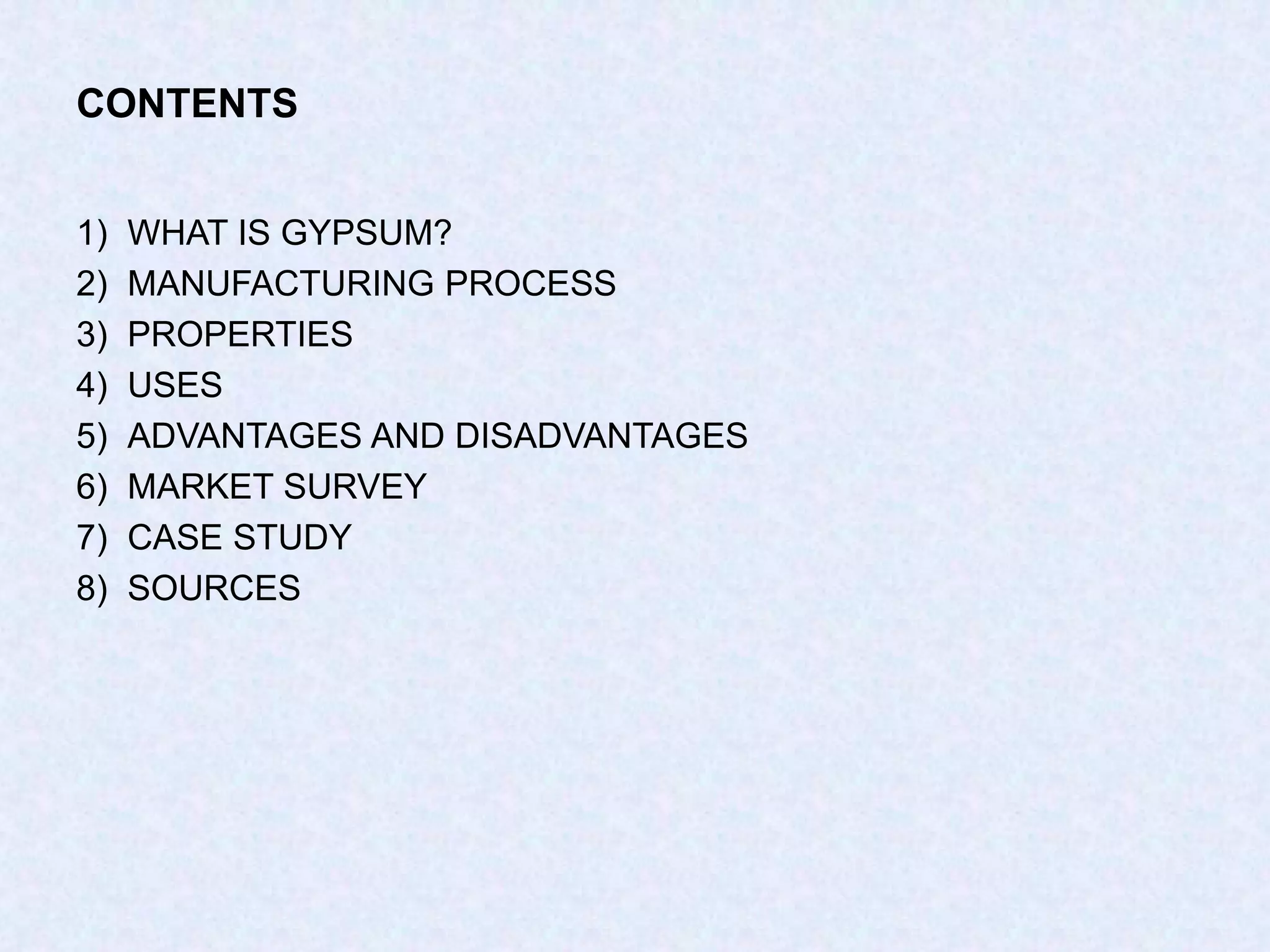 Gypsum | PPTX