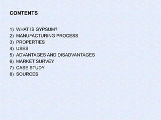 Gypsum | PPTX