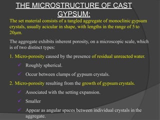 Gypsum and gypsum products | PPTX