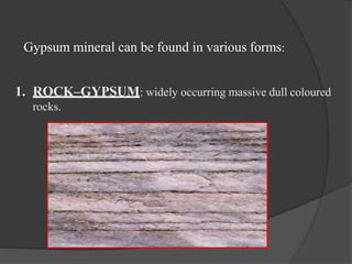 Gypsum and gypsum products | PPTX