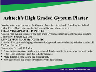 ASHTECH GYPSUM | PPTX
