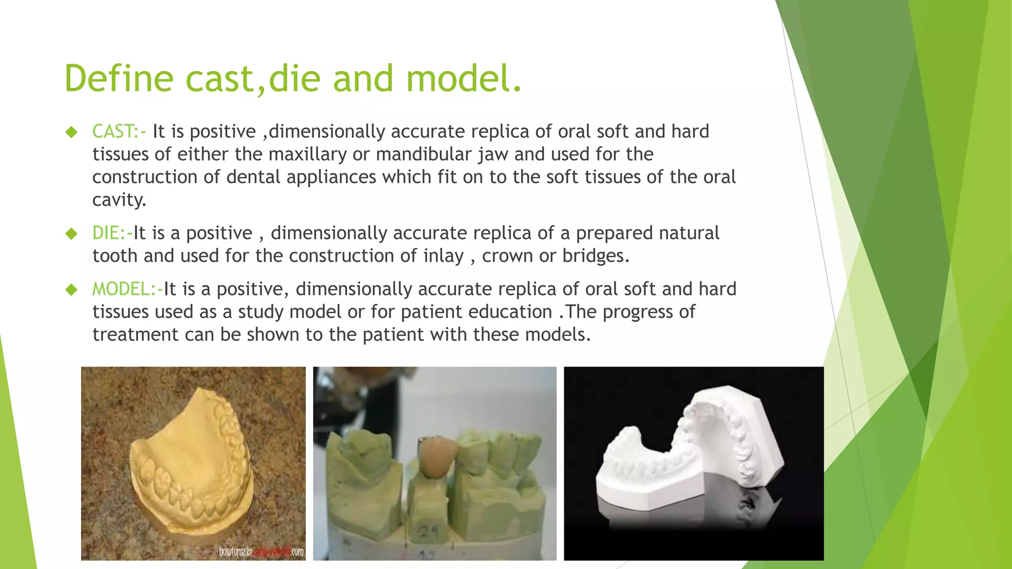 GYPSUM PRODUCTS DENTAL MATERIALS | PPTX