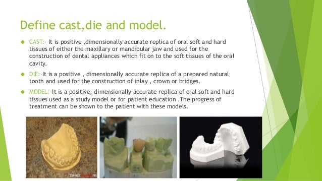 GYPSUM PRODUCTS DENTAL MATERIALS