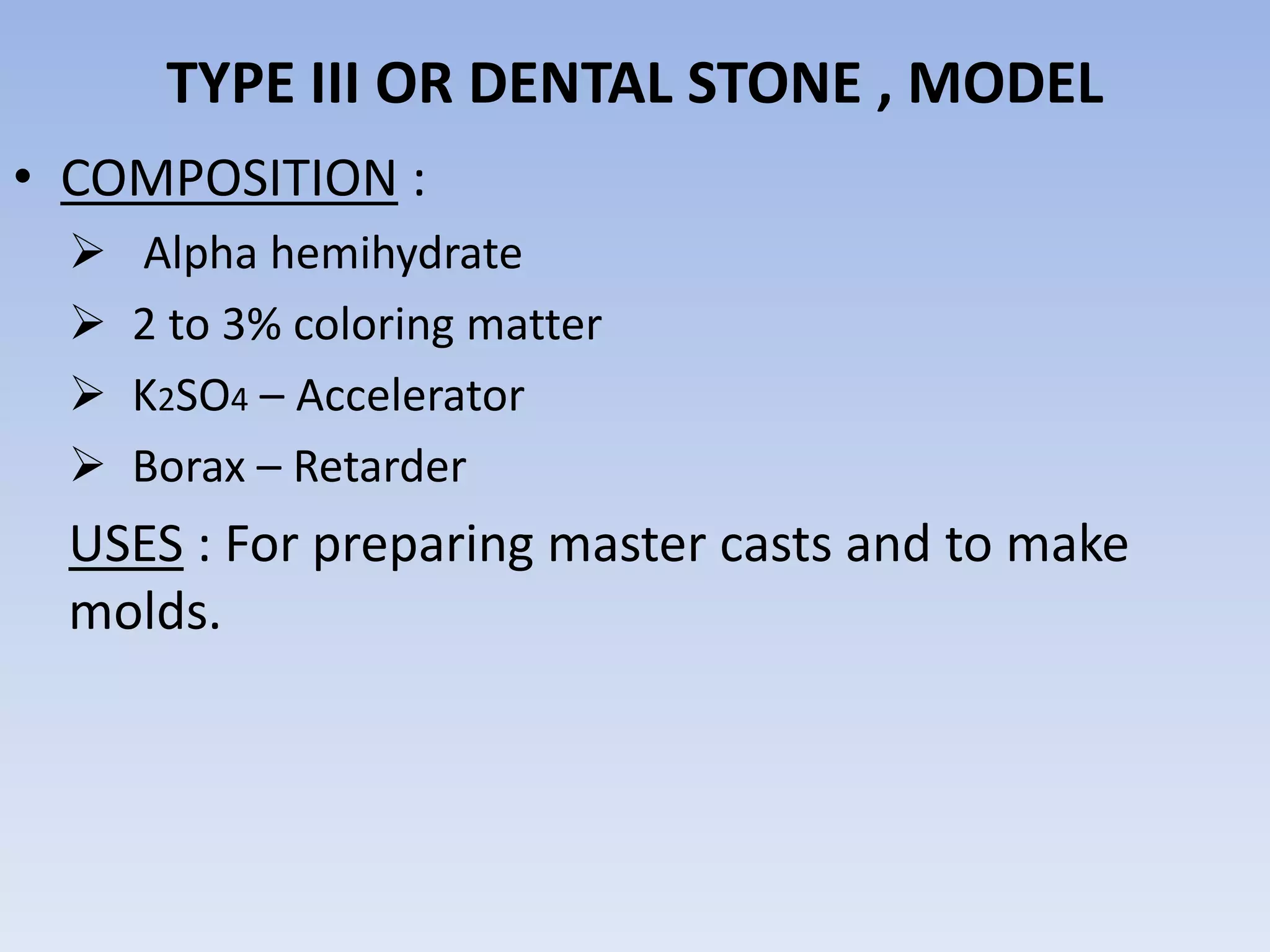 Gypsum products | PPTX