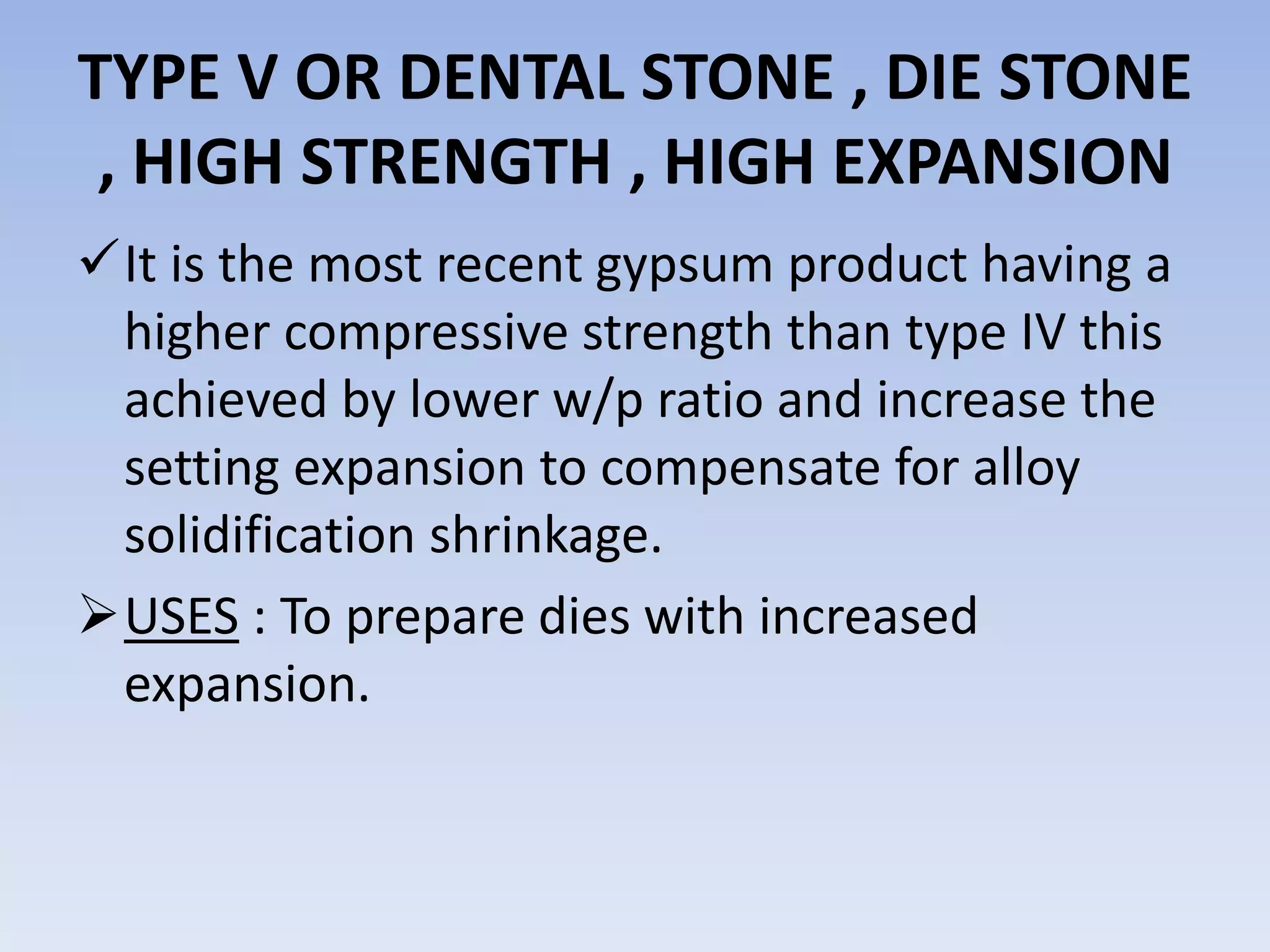 Gypsum products | PPTX