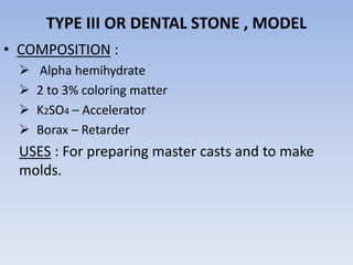 Gypsum products | PPTX