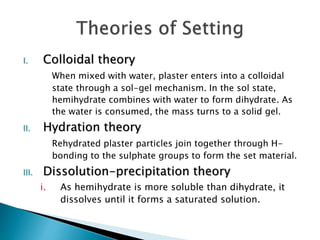 Gypsum products | PPTX