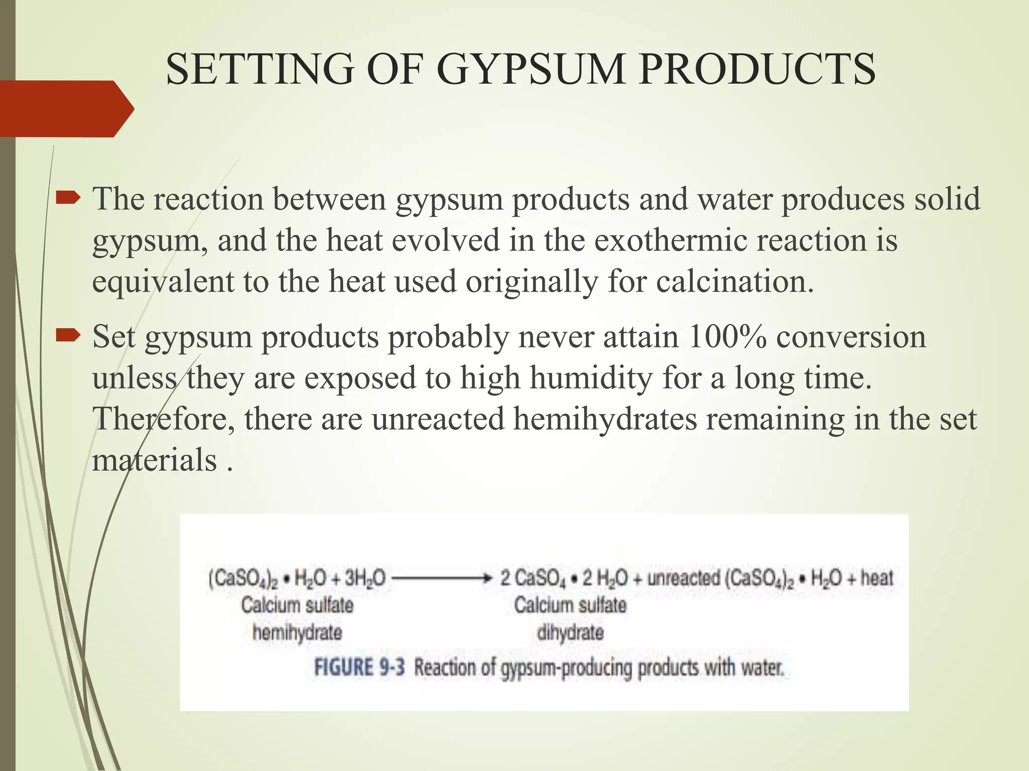 Gypsum products | PPTX
