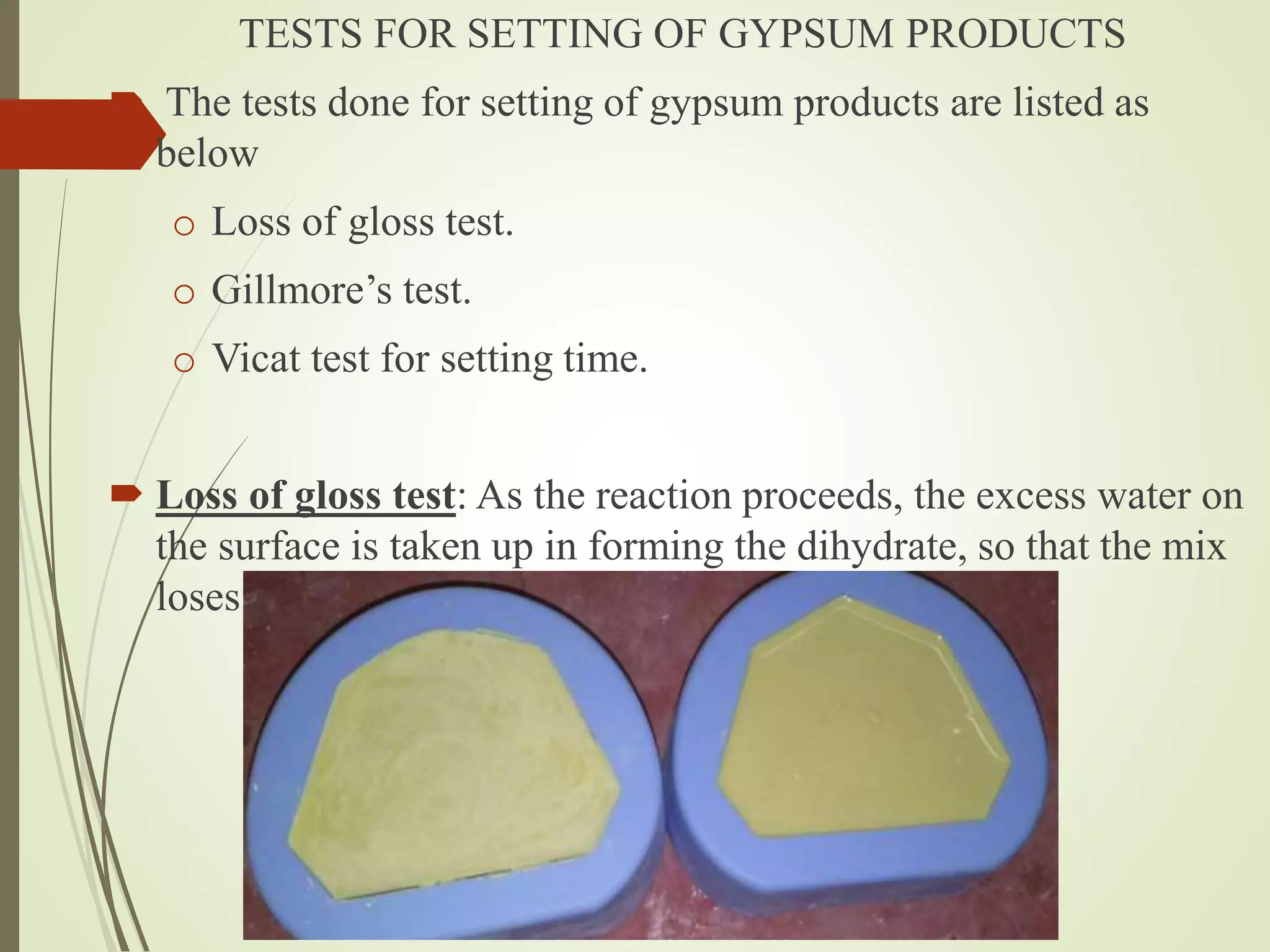 Gypsum products | PPTX