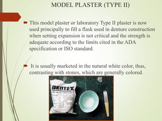 Gypsum products | PPTX