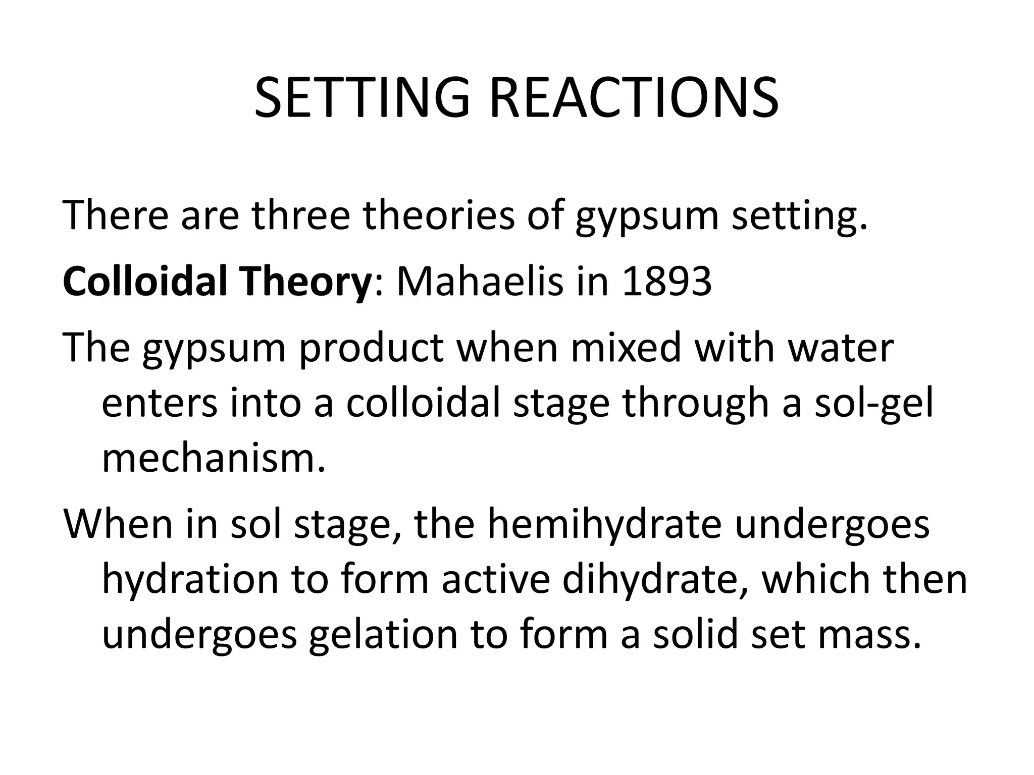 Gypsum Products | PPTX