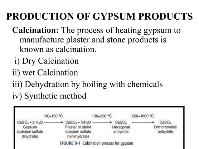 Gypsum Products | PPTX