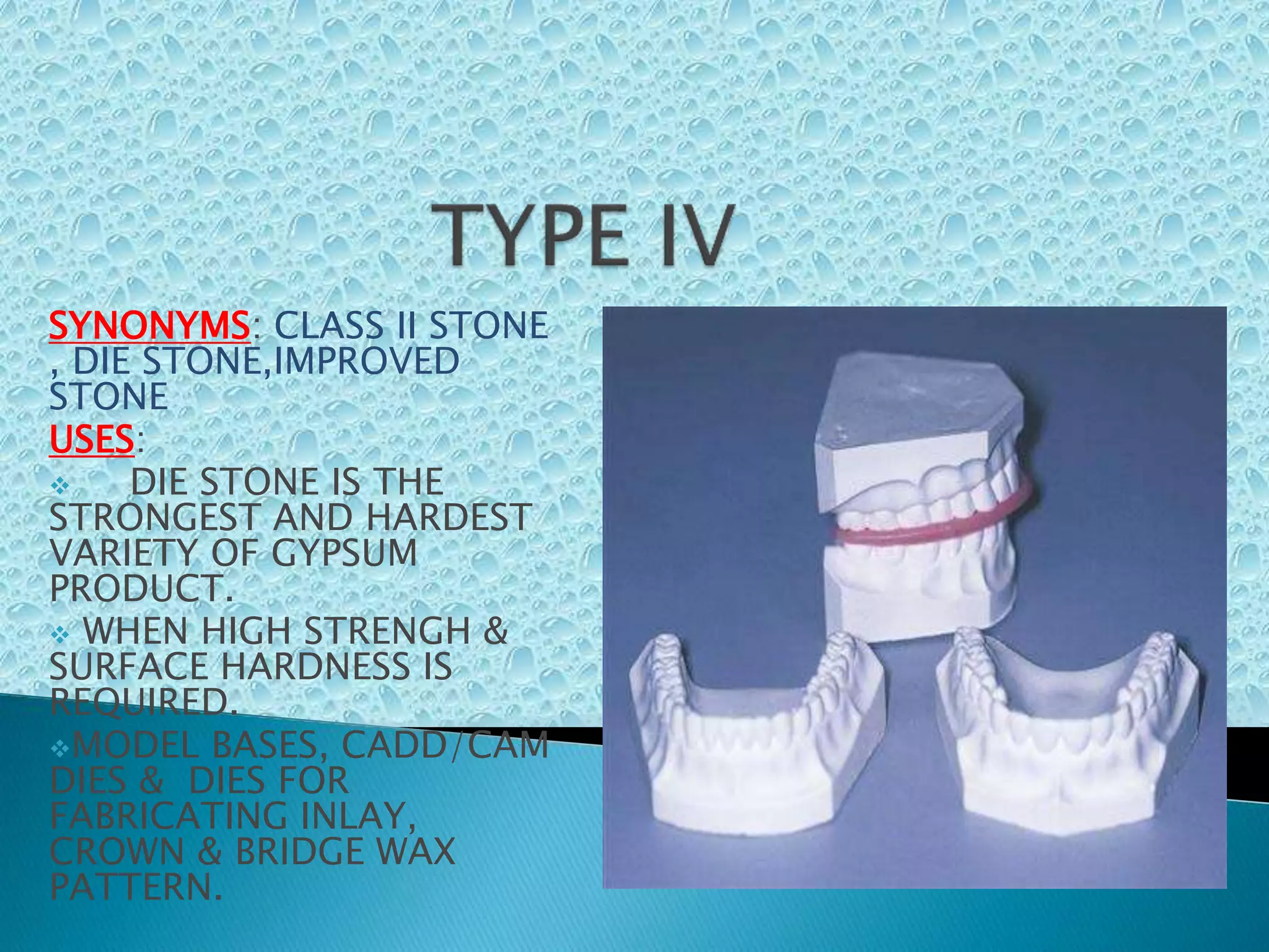 Gypsum products | PPTX