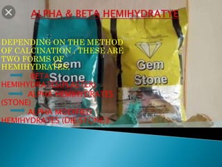 Gypsum products | PPT