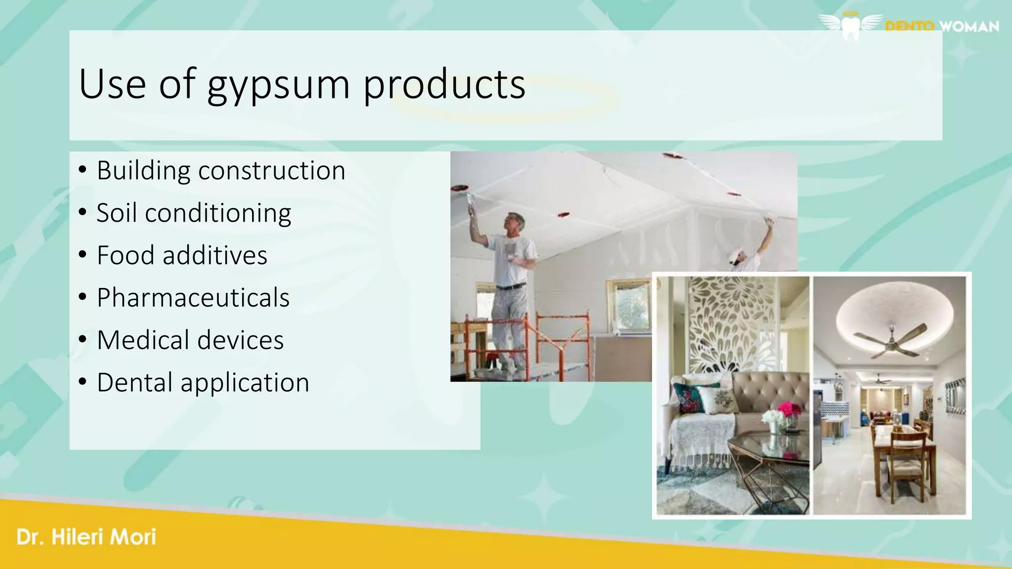 Gypsum products | PPTX